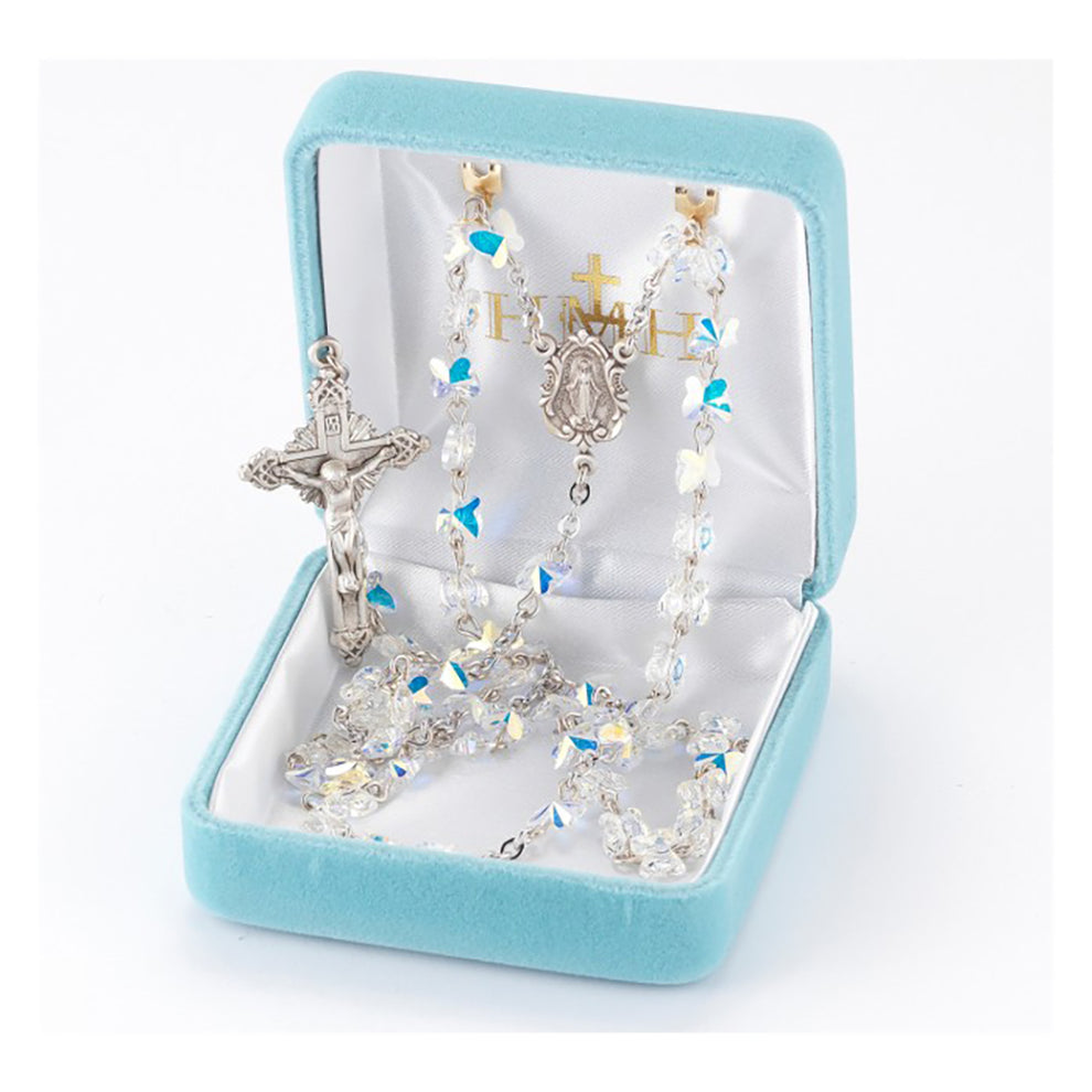 Swarovski Crystal Butterfly Rosary - Multiple Colors – Rosary.com